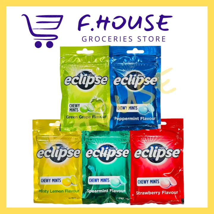 Wrigley Eclipse Chewy Mints Strawberry/ Peppermint / Minty Lemon ...