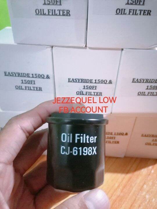 CJ-6198X EASYRIDE 150Q, 150FI & 150P GENUINE OIL FILTER MOTORSTAR | Lazada PH
