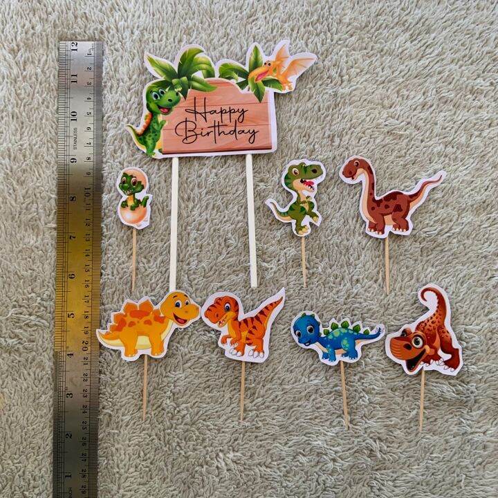 Topper kue ulang tahun dino saurus | Lazada Indonesia