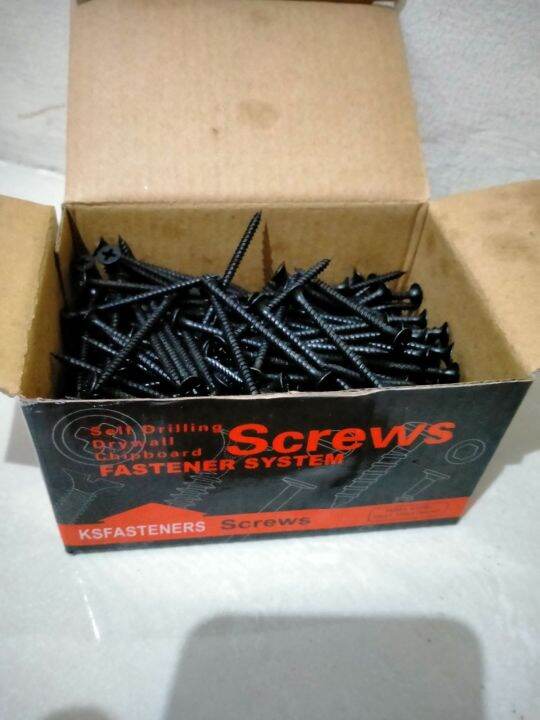 sekrup gypsum 2 inchi sekrup gypsum hitam 5cm sekrup 6 x 2 1box ...