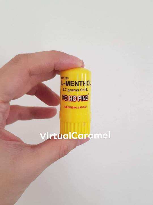 ORIGINAL Po Ho Ping Inhaler Menthol Stick - SMALL 2.7g | Lazada PH