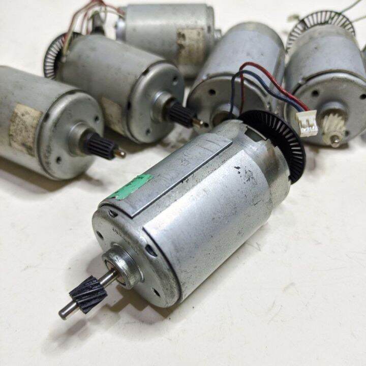 DC MOTOR 12V 24V 2800 - 3800rpm EX PRINTER UKURAN JOMBO SHAF TEMBUS8 ...