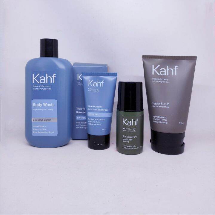 Paket Kahf Pria 4in1/Untuk Kulit Normal | Lazada Indonesia