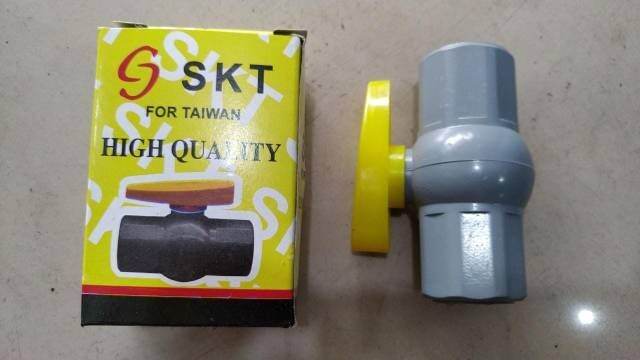 BALL VALVE PVC TEBAL 3/4 INCH SKT / STOP KRAN / STOP KERAN RRT 3/4" | Lazada Indonesia