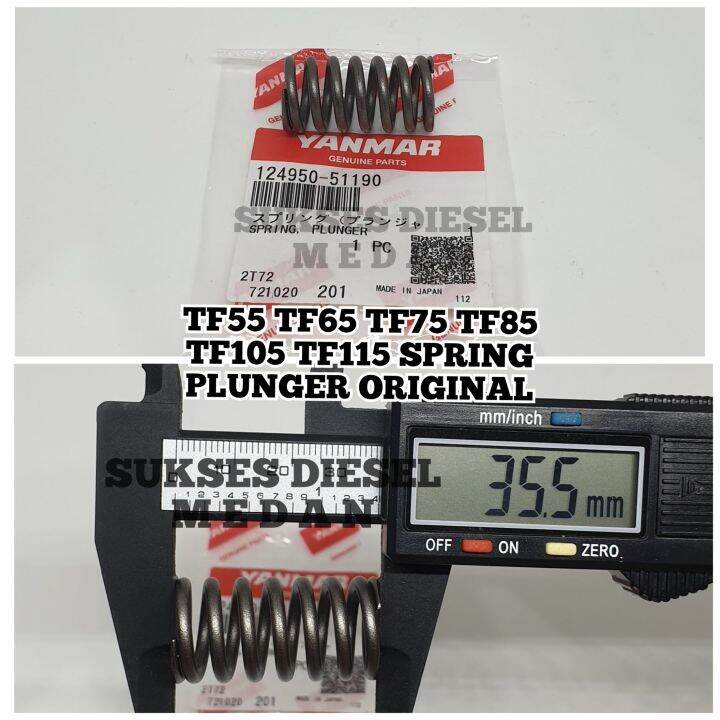 TF55 TF65 TF75 TF85 TF105 TF115 Spring Per Plunger Plunyer Mesin Diesel Yanmar Original | Lazada ...