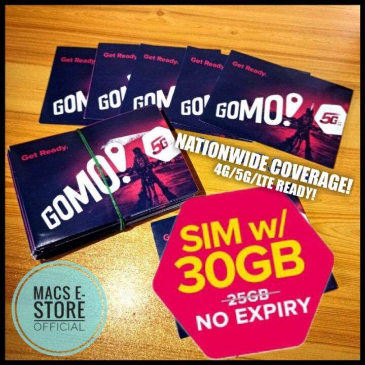 Gomo Sim Card with 30GB No Expiration | Lazada PH