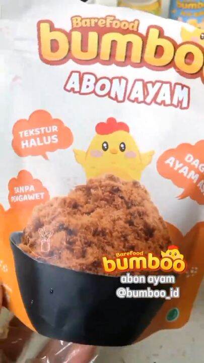 BUMBOO Abon Asli - Tekstur Lembut MPASI Si Kecil - Sumber Protein ...