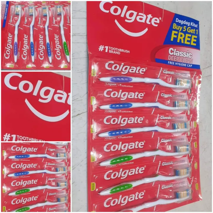 COLGATE ADULT TOOTHBRUSH | MEDIUM SIZE | 6 PCS. | Lazada PH