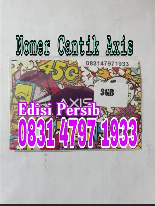 No Perdana axis edisi PERSIB | Lazada Indonesia