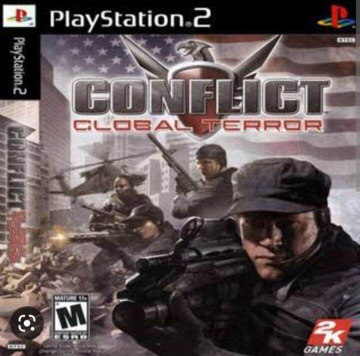 แผ่นเกมส์Ps2 - CONFLICT Global Terror แนวทหารยิงผ่านด่าน แผ่นไรท์คุณภาพ ...