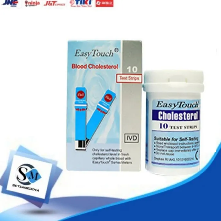 STRIP KOLESTEROL EASY TOUCH - EasyTouch Blood Cholesterol - Stik Easy ...