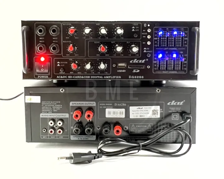 AMPLIFIER DAT DA 6286 AMPLI DAT DA6286 | Lazada Indonesia