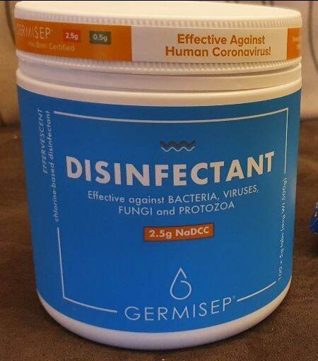 [EFFECTIVE METHOD TO DISINFECT] ORIGINAL 100 TABLETS GERMISEP ...