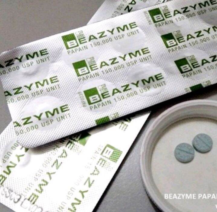 Beazyme Papain Tablet x 10s (papase) | Lazada