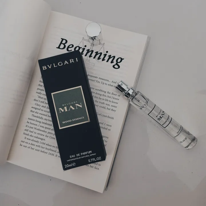 Bvlgari Man Wood Essence Eau De Parfum for Men Decant 20mL/0.7FL.OZ ...
