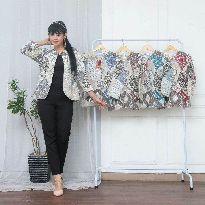 BOLERO BATIK BOLAK BALIK LENGAN SOFT VIRAL | Lazada Indonesia