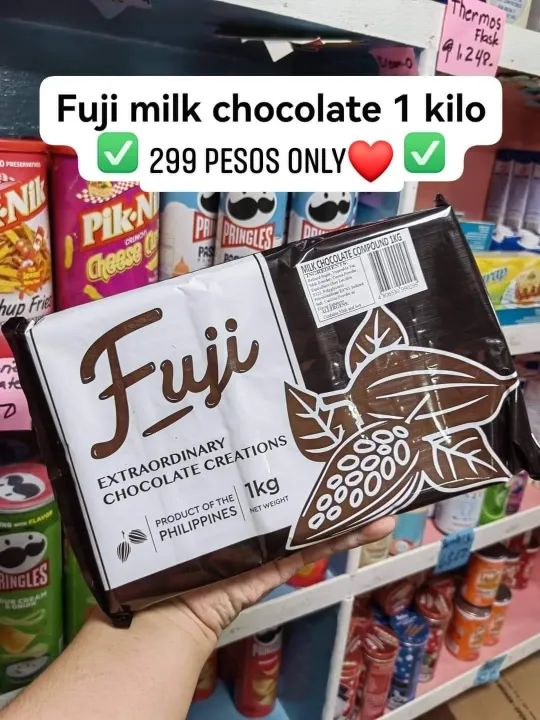 Fuji 1 kilogram chocolate bar - 299 pesos only | Lazada PH