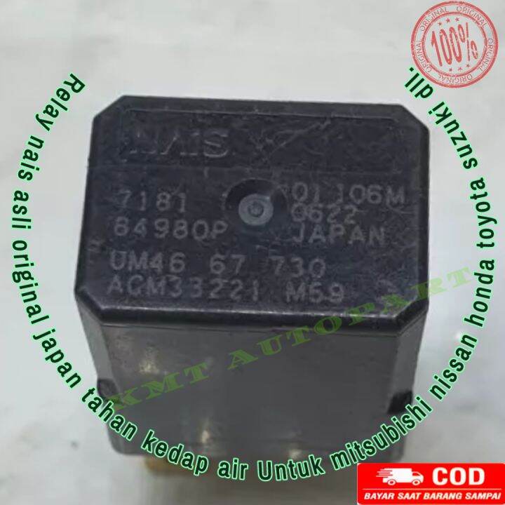 RELAY NAIS ASLI ORIGINAL JAPAN TAHAN AIR / RELAY MINI NISSAN HONDA ...