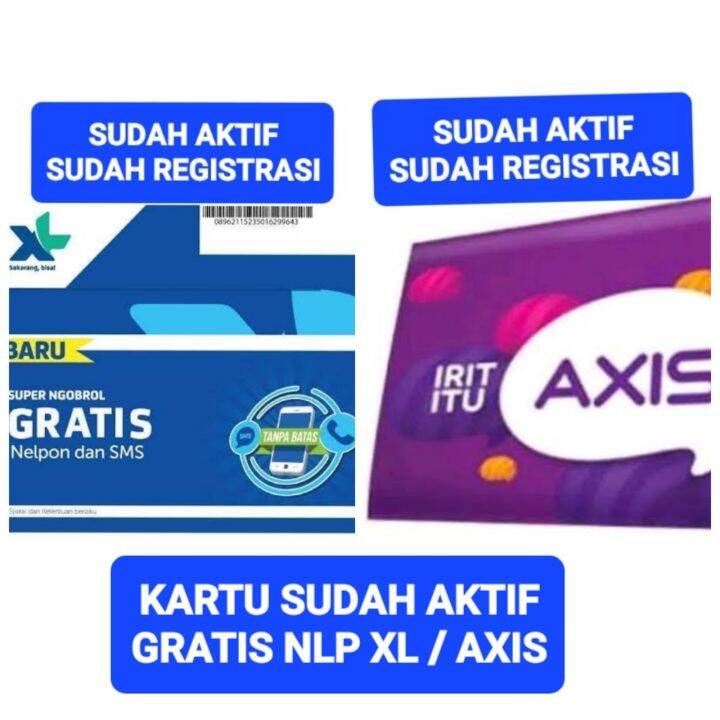 Perdana XL / AXIS Siap Digunakan / Siap Dipake | Lazada Indonesia