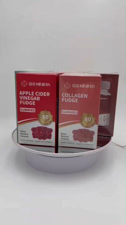 GLO HEALTH Glutathione Collagen Gummies Anti-Aging Whitening Skin Gummy ...