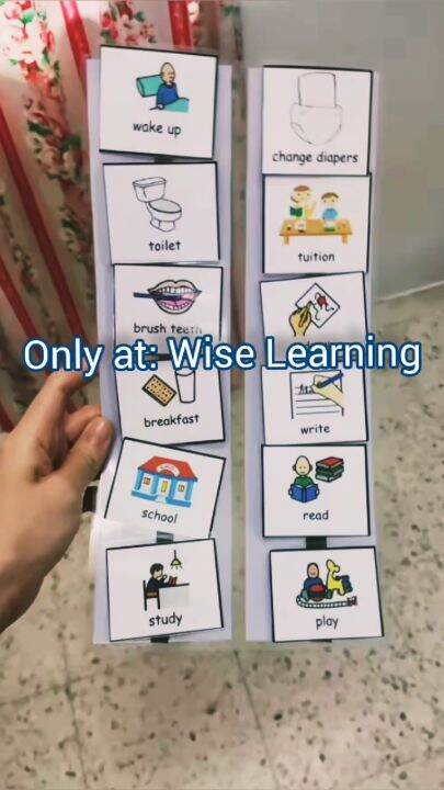 Alat Bantuan Visual/Rutin Harian/Laminated Visual Aids/PECS/Daily ...