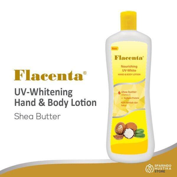 PLACENTA / FLACENTA HAND & BODY LOTION 500 ML KUNING / SHEA BUTTER ...