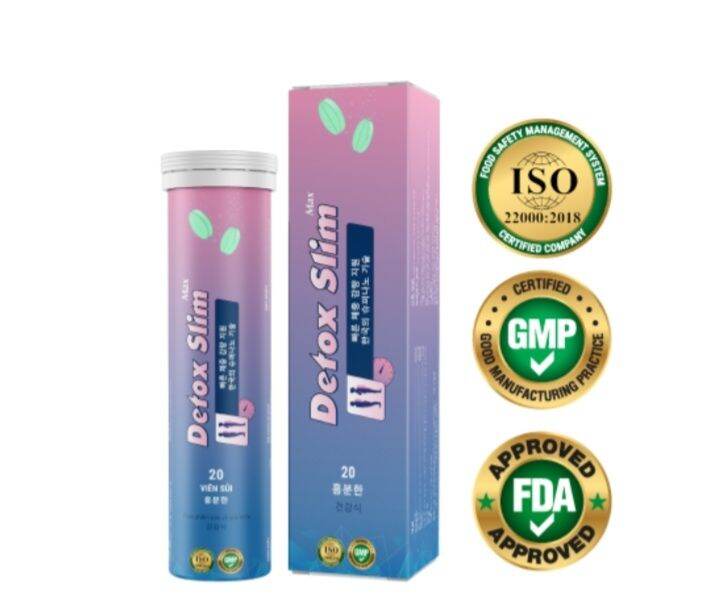 DETOX SLIM Weight Loss EFFERVESCENT TABLET - Pampapayat FDA approved ...