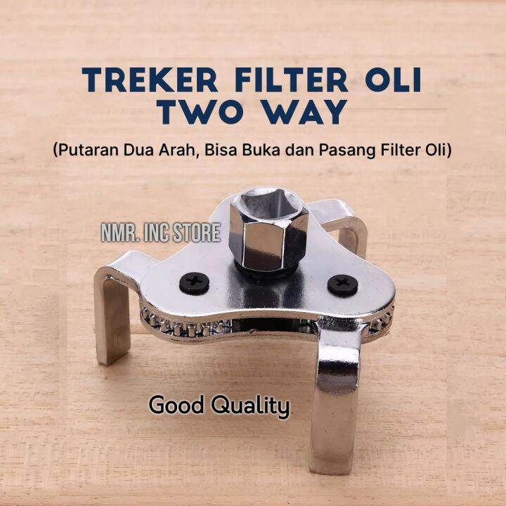 Treker Kunci Filter Oli Mobil TWO WAY (Buka Pasang) Alat Pembuka ...