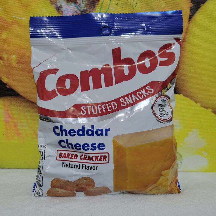 Combos Stuffed Snacks Cheddar Cheese 178.6grams | Lazada PH