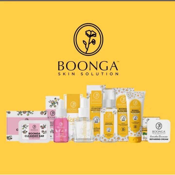 BOONGA SKIN SOLUTION / BOONGA SERUM BOONGA MOISTURIZER BOONGA FACE OIL ...