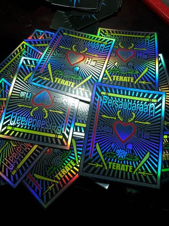 Sticker psht hologram/ setiker Printing Lambang Logo PSHT Setia Hati ...