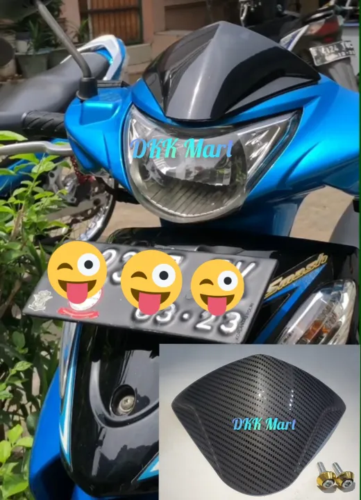 VISOR SUZUKI SMASH 110 FI CARBON PLUS BAUT WINDSHIELD SUZUKI SMASH 110 ...