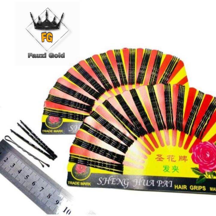 Jepit Rambut Lidi Hitam 48 pcs | Lazada Indonesia