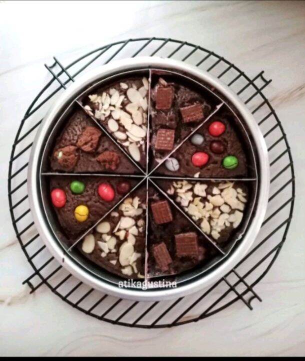 Loyang browies sekat ring bulat press 20cm dan 22cm tinggi 4 model ...