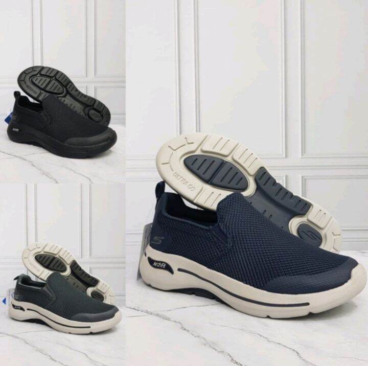 Sepatu Skechers Gowalk Arch Fit-Iconic Go walk Skecher Fiticonic Slip ...