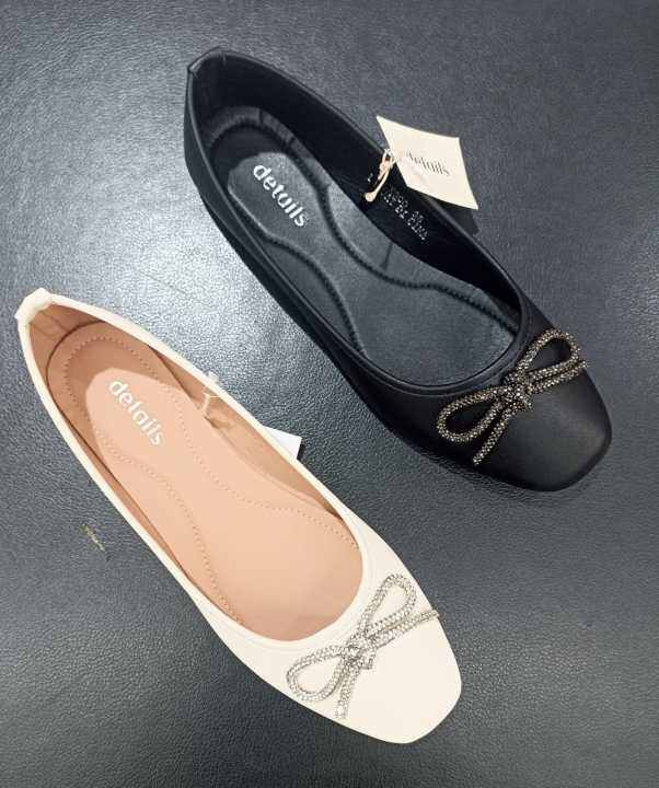 FLATSHOES CEWEK BRAND DETAILS SUPER LENTUR | Lazada Indonesia