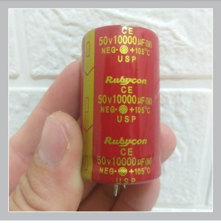 elco 10000uf 50v rubycon merah original | Lazada Indonesia