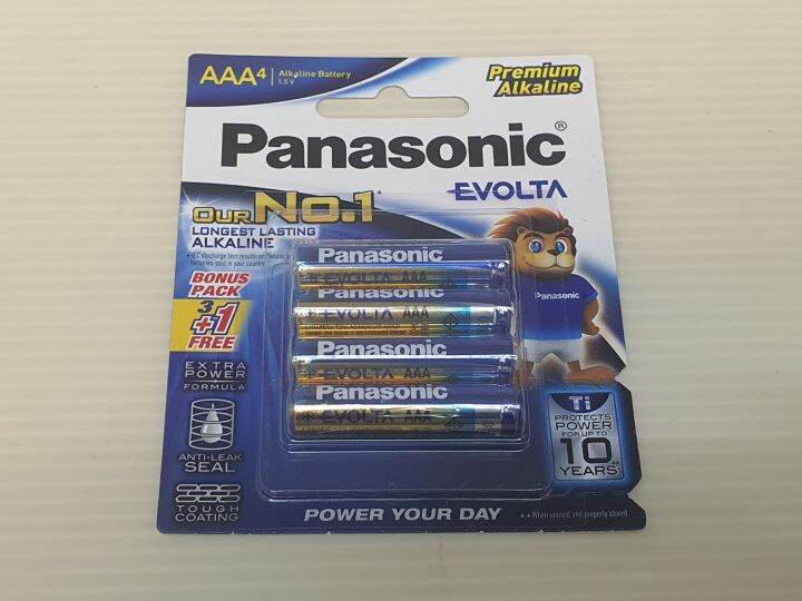 Battery Panasonic EVOLTA Nomal Alkaline AA/AAA/C/D size 9V | Lazada