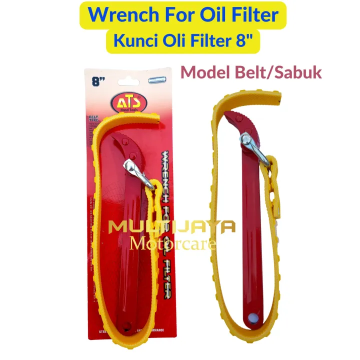 Kunci Oli Filter 8" Model Sabuk 200 mm - Oil Filter Wrench Belt 8 Inch ...
