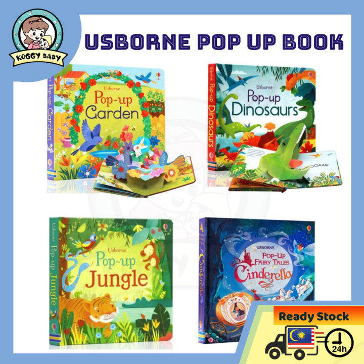 KOGGY Usborne Pop Up Dinosaurs Pop Up Garden Pop Up Cinderella Pop Up koggy-usborne-pop-up-dinosaurs-pop-up-garden-pop-up-cinderella-pop-up