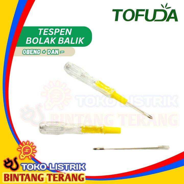 OBENG TESPEN 2 in 1 PLUS MINUS TOFUDA - TBT001 | Lazada Indonesia