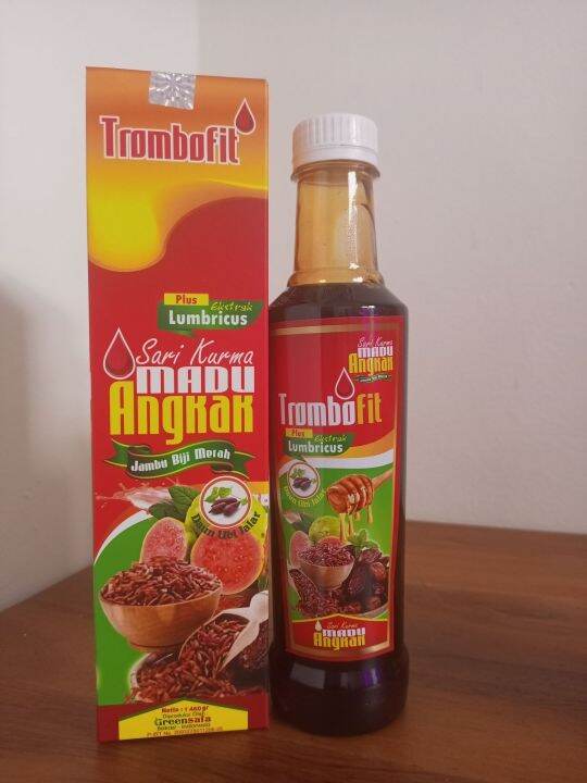Trombofit Sari Kurma Madu Angkak/Obat DBD Typus/Naikkan Trombosit ...