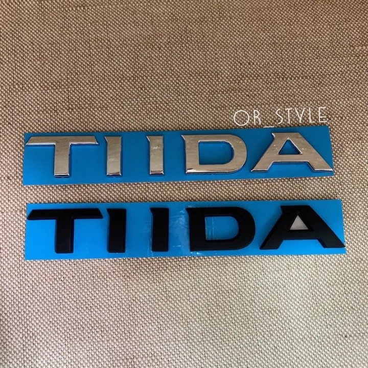 โลโก้ TIIDA TIDA ทีด้า ตัวอักษรแยก ขนาด 17.2x2.3cm | Lazada.co.th