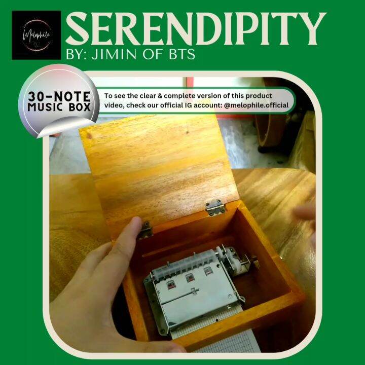 Serendipity by Jimin of BTS MUSIC BOX (30-Note) | Lazada PH