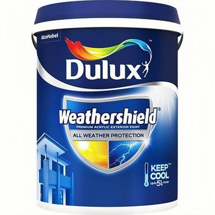 18L Dulux Weathershield 15004 White 18Liter Exterior Wall Paint | Lazada