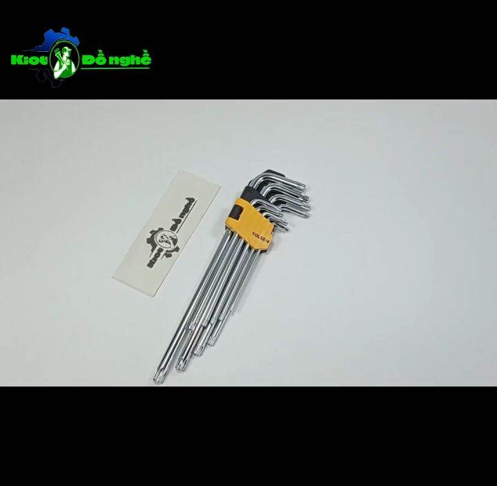 Bộ lục giác đa năng hoa thị 9 chi tiết TOLSEN 20057 - Khóa lục giác đầu bông - KIOT ĐỒ NGHỀ ...