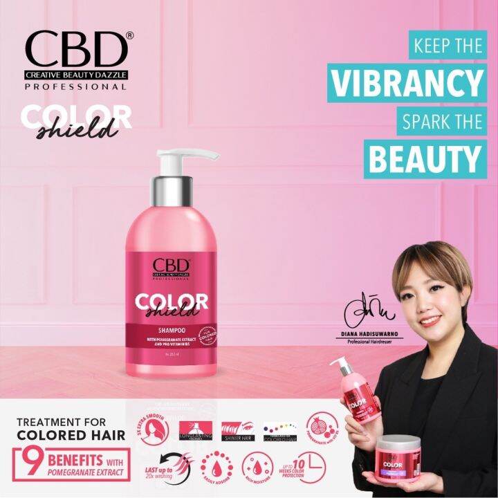 CBD Color Shield Shampoo 250ml | Lazada Indonesia