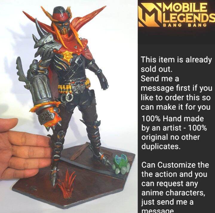 ML Action Figure Aldouse Blazing force skin (Pre-order) Hand made by an ...