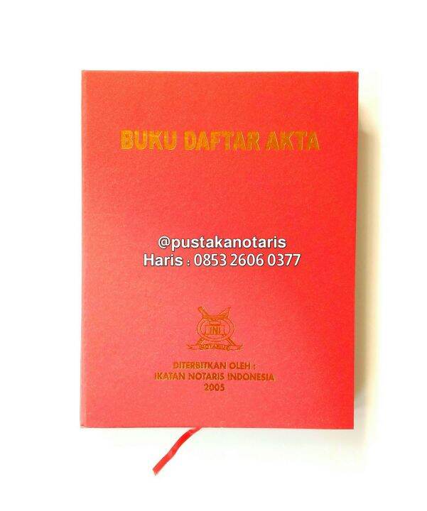 Buku Daftar Akta Notaris - Protokol Wajib Notaris | Lazada Indonesia