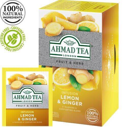 Ahmad Tea Infusion Lemon & Ginger 20’s | Lazada PH